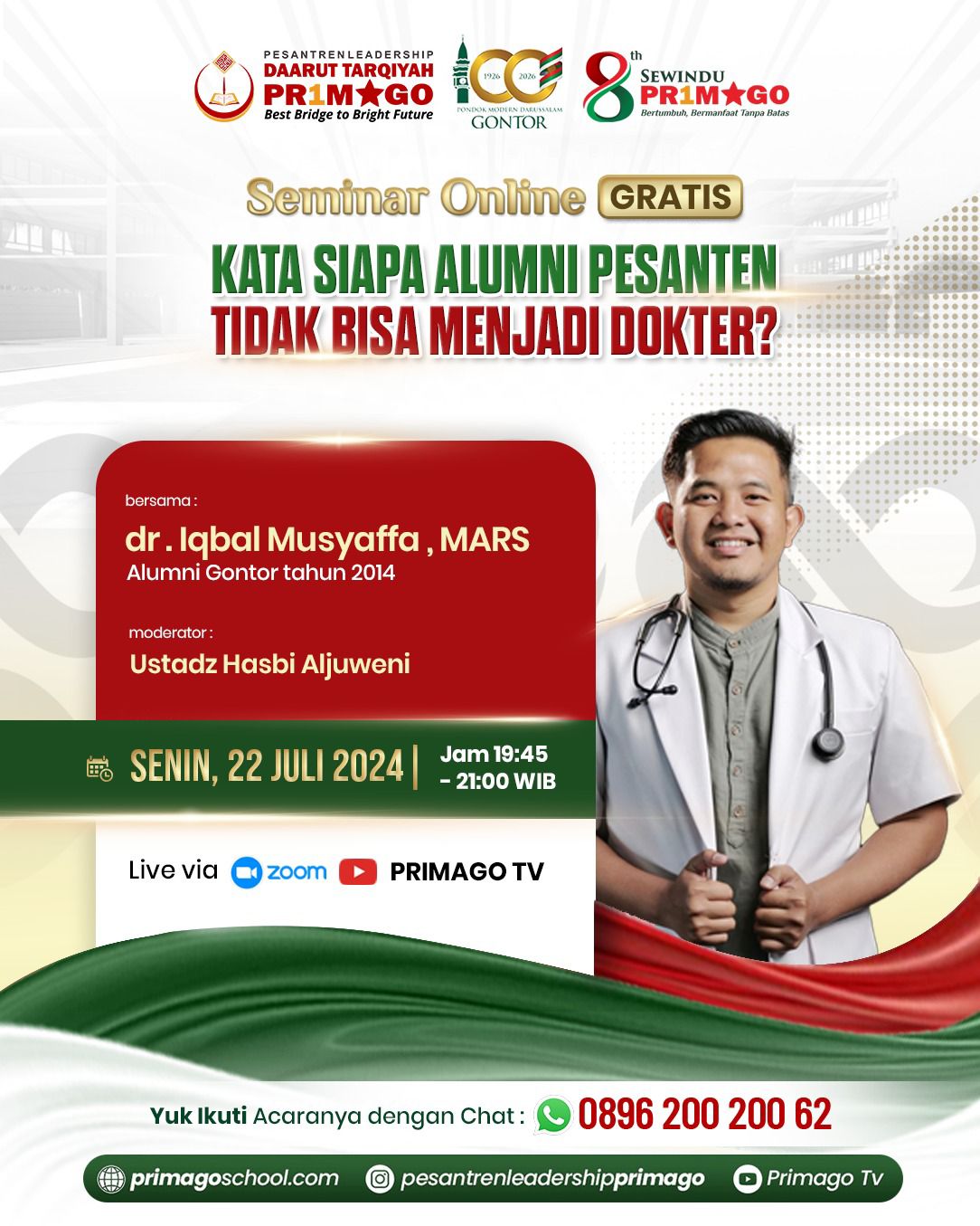Seminar Online Primago 2024 ” Kata Siapa Alumni Pesantren Tidak Bisa ...
