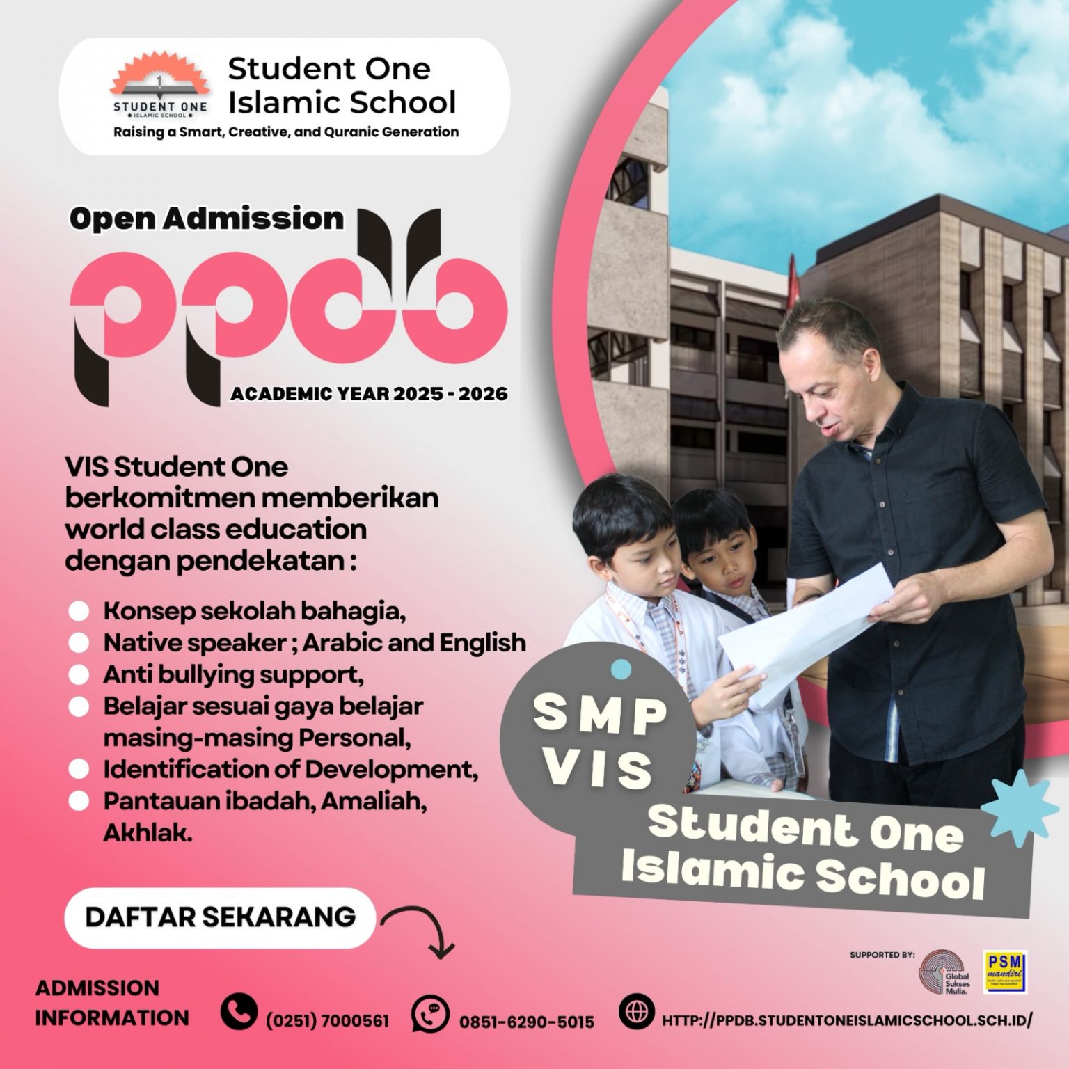 Menjawab Tantangan Zaman, SMP VIS Student One Buka PPDB T.A 2025/2026 ...