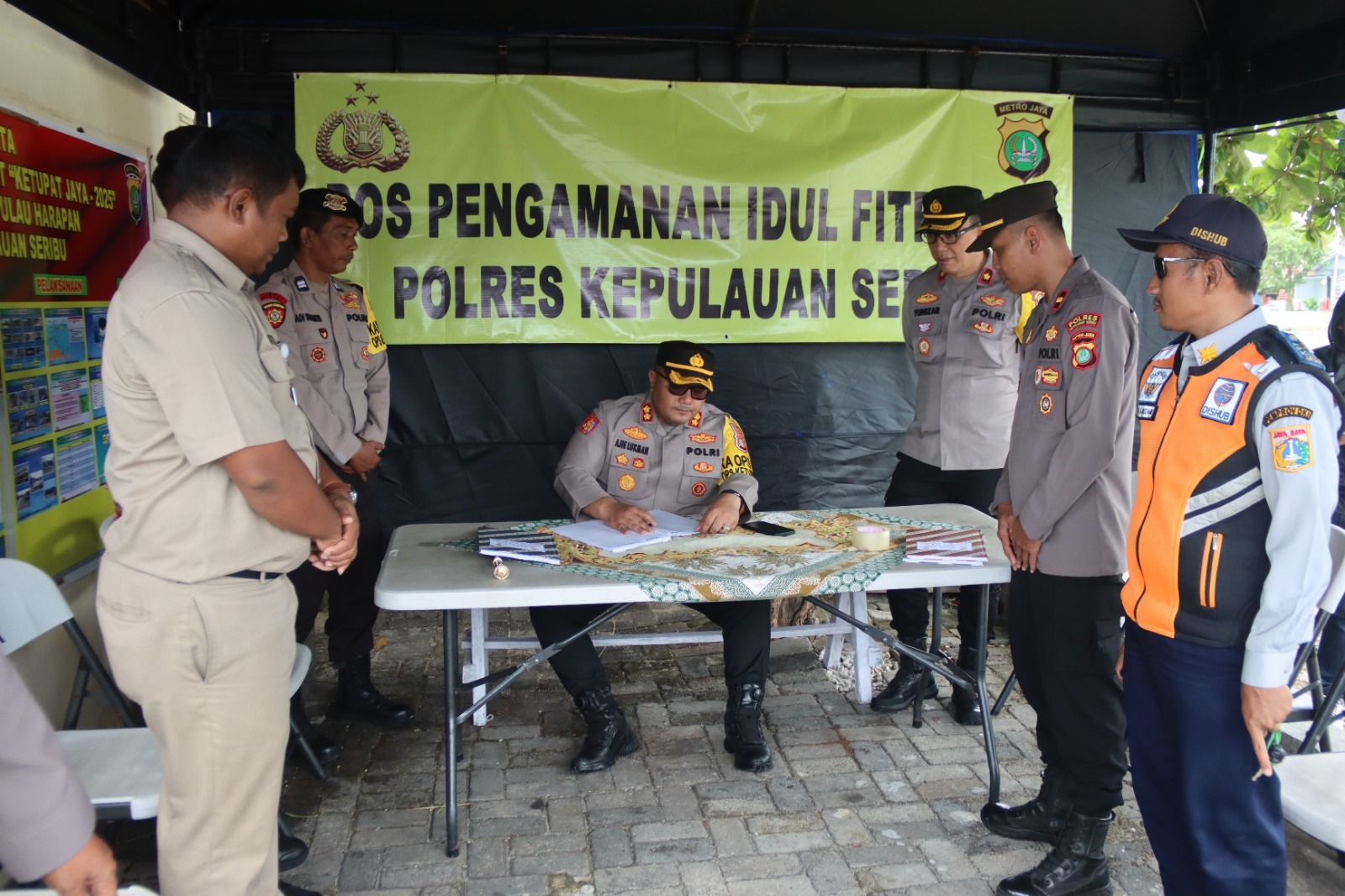 Kapolres Kepulauan Seribu Cek Kesiapan Pos Pengamanan Idul Fitri 2025 – Edisi.ID